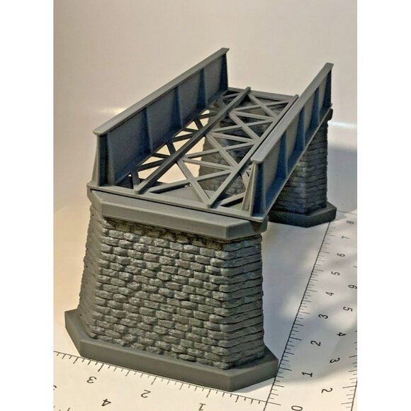Unbranded | Games | Ho Scale 87 Steel Girder Bridge With Stone Piers ...